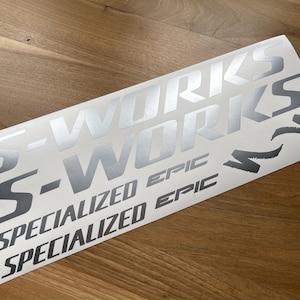 Custom Epic S-work Decals Stikers. Check the Size in the Description ...