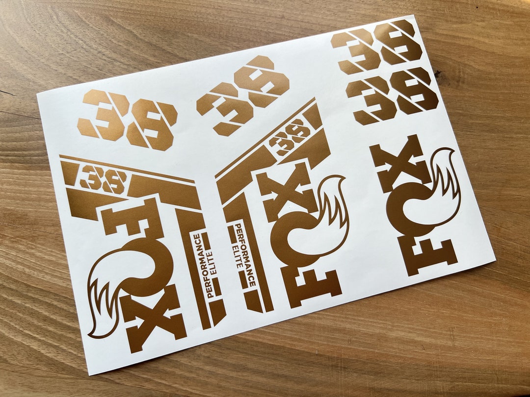 FOX 38 PERFORMANCE ELITE 2022 Decals Stikers - Etsy