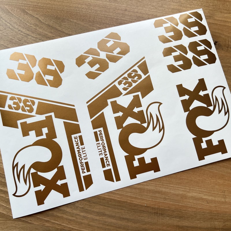 Fox 38 performance decal - Etsy.de