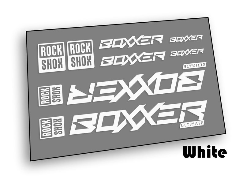 Rock Shox Boxxer 2020 Decals Stikers | Etsy