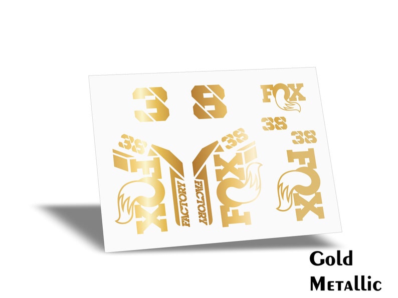 Fox 38 Factory 2021 Decals Stikers | Etsy