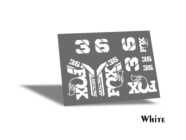 Fox 36 Factory 2021 Decals Stikers - Etsy