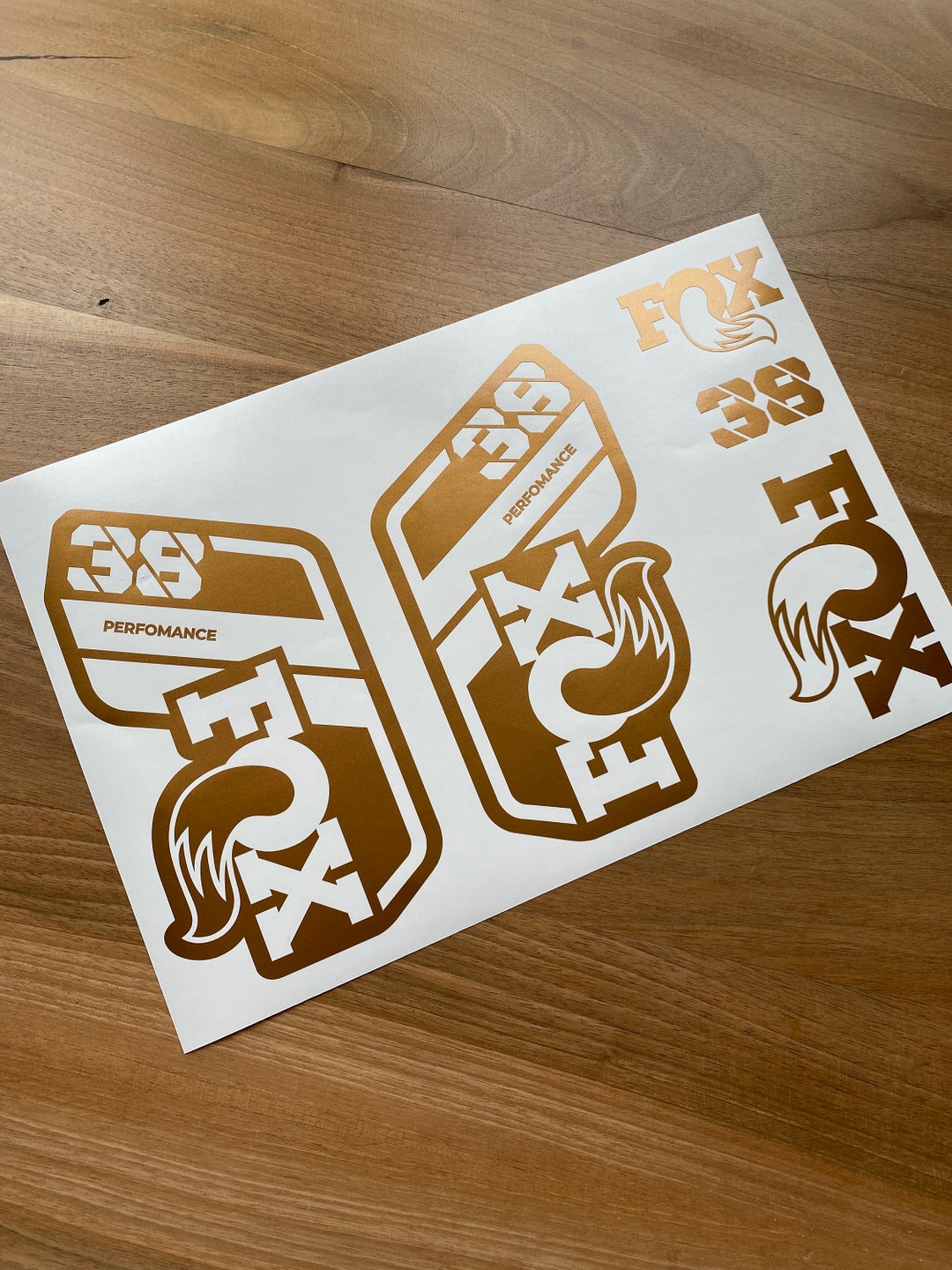 FOX 38 PERFORMANCE 2022 Decals Stikers - Etsy