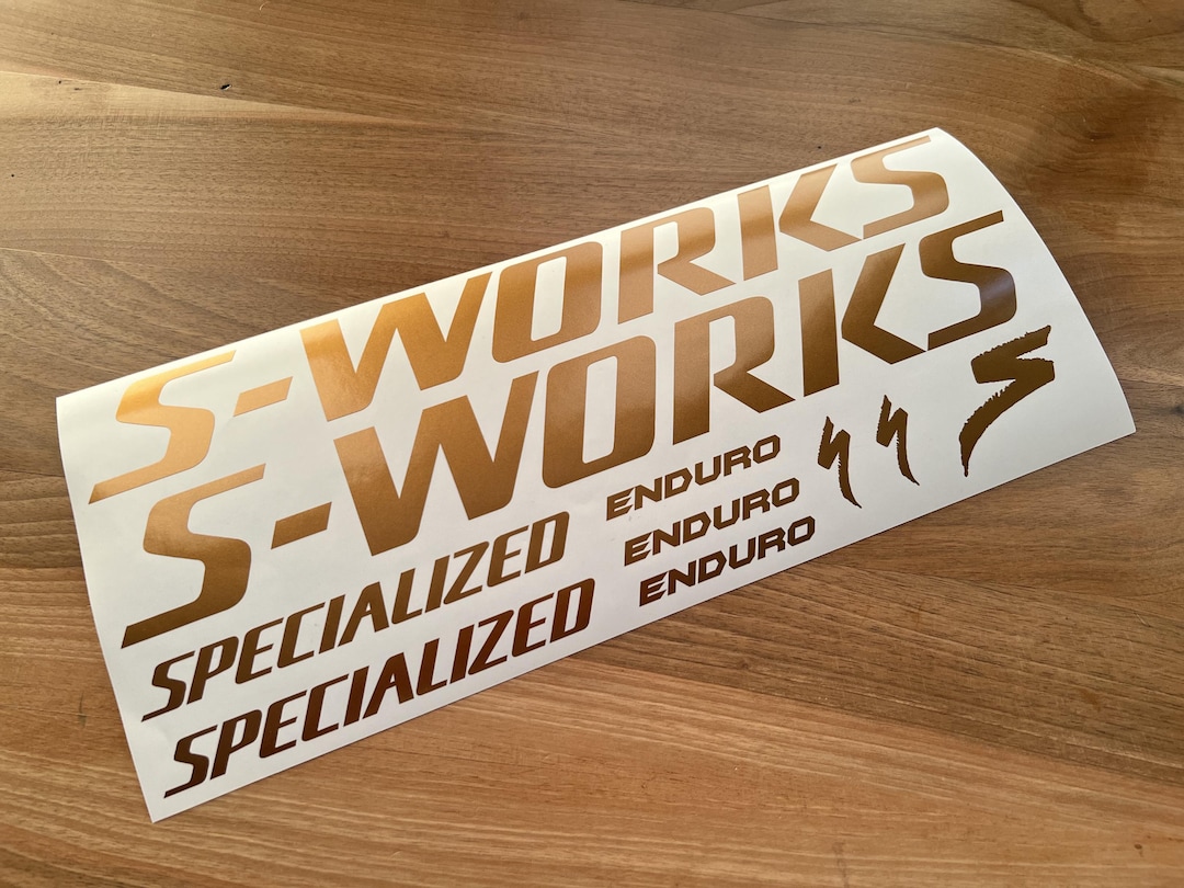 Custom Enduro S-works Decals Stikers. Check the Size in the Description ...