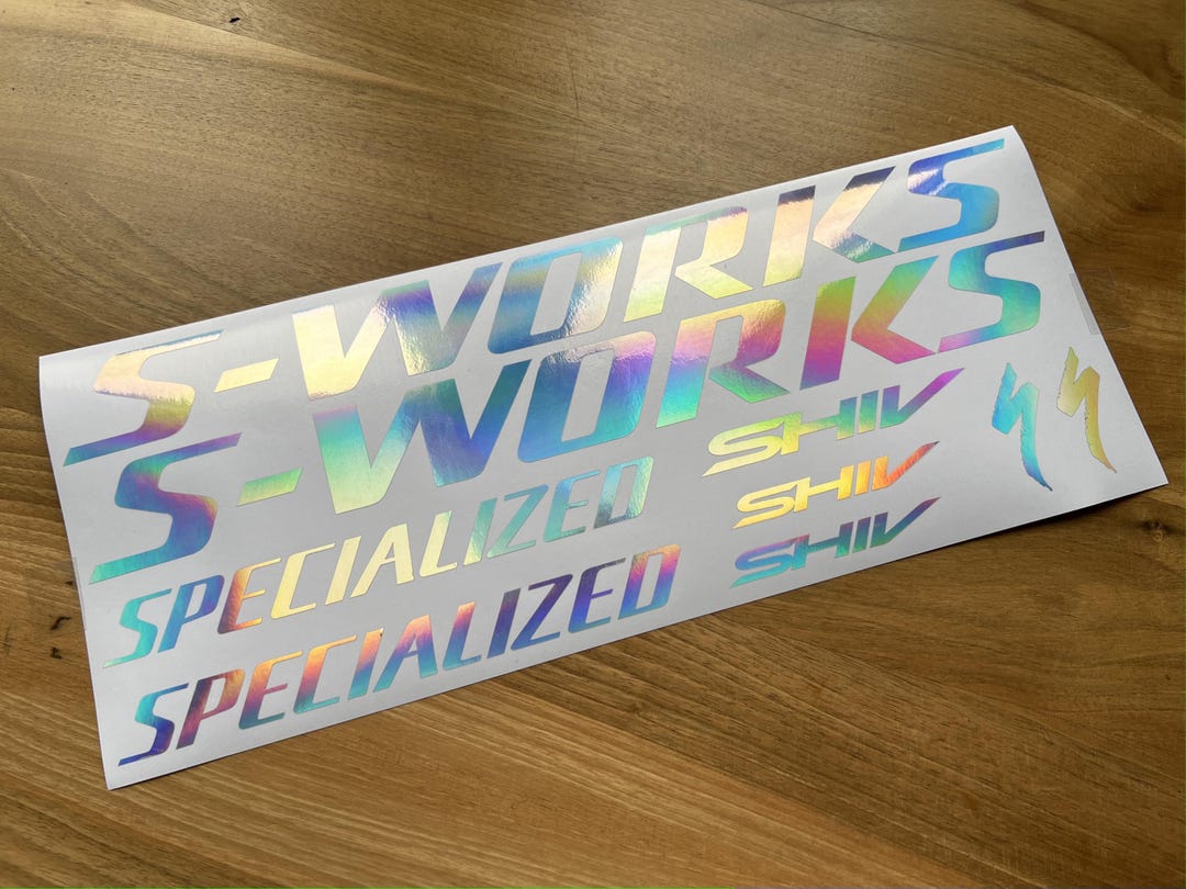 Custom Shiv S-works Decals Stikers. Check the Size in the Description ...