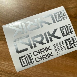 Rock Shox NEW LYRIK Ultimate, Select +, Select, 2022 Decals Stikers - Etsy
