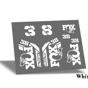 Fox 38 Factory 2021 Decals Stikers - Etsy