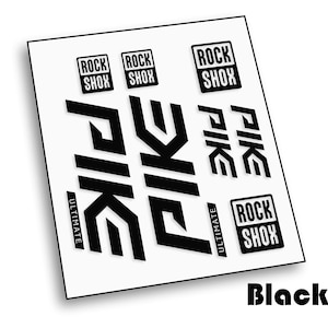 Rock Shox Pike 2020 Decals Stikers - Etsy