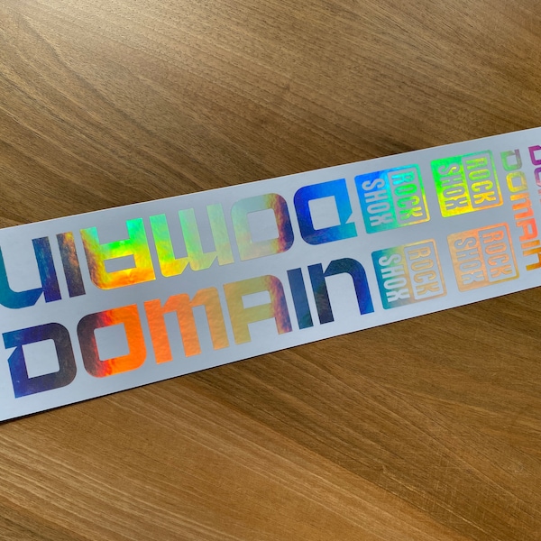 Rockshox domain decals - Etsy.de