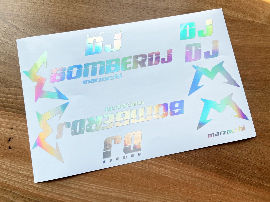 Marzocchi BOMBER DJ Decals Stikers - Etsy