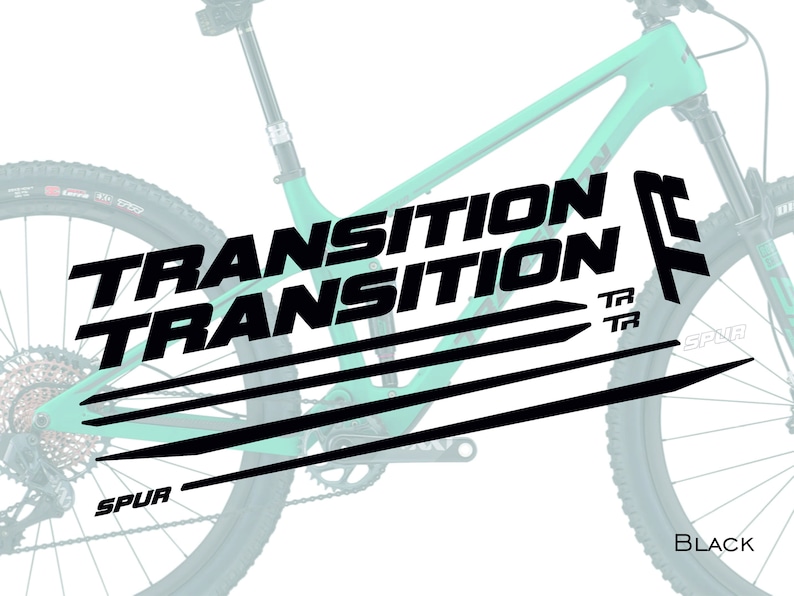 Transition SPUR CARBON 2020+ Sticker Kit - Etsy