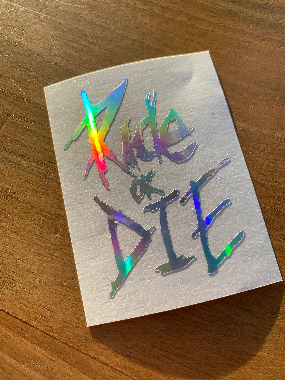 Ride or Die Set of 2 Stiker Decals - Etsy