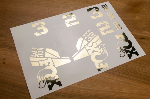 Fox 32 Factory 2021 Decals Stikers | Etsy