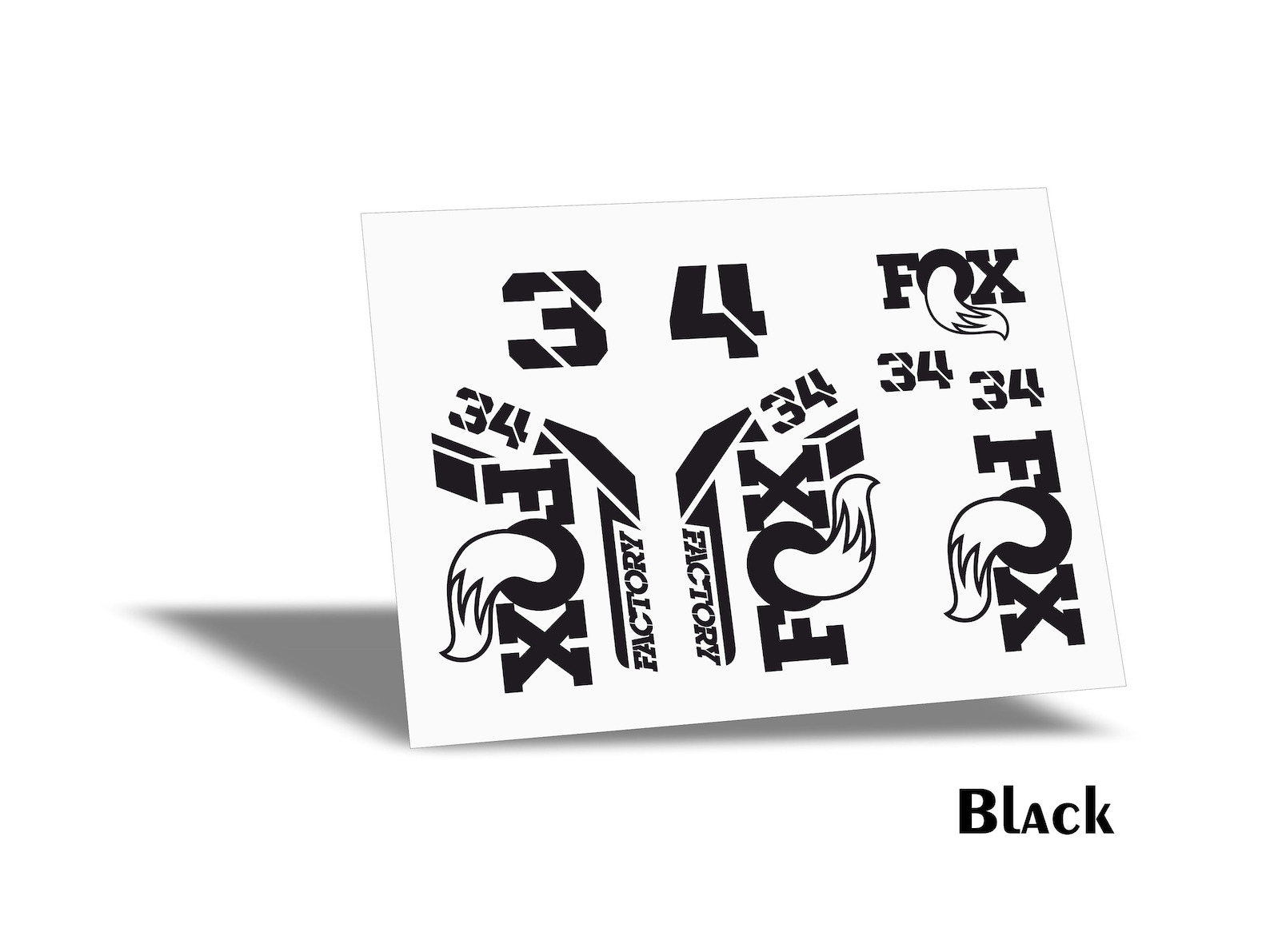 Fox 34 Factory 2021 Decals Stikers - Etsy