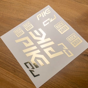 Rock Shox PIKE DJ Decals Stikers - Etsy