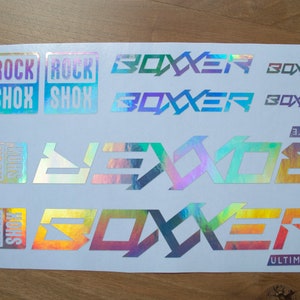 Rock Shox Boxxer 2020 Decals Stikers - Etsy