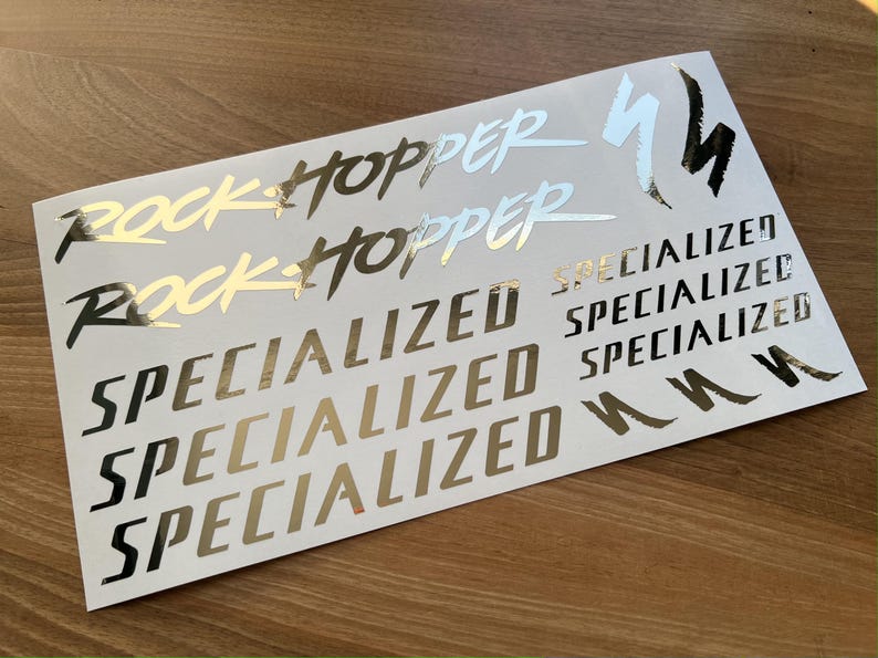 Custom Specialized Rockhopper Retro 90s Decals Stikers. Check the Size ...