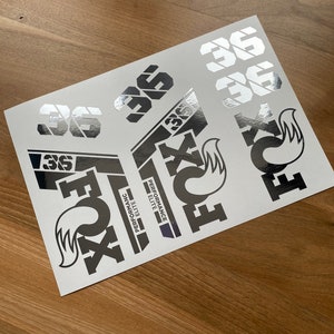 FOX 36 PERFORMANCE ELITE 2022 Decals Stikers - Etsy
