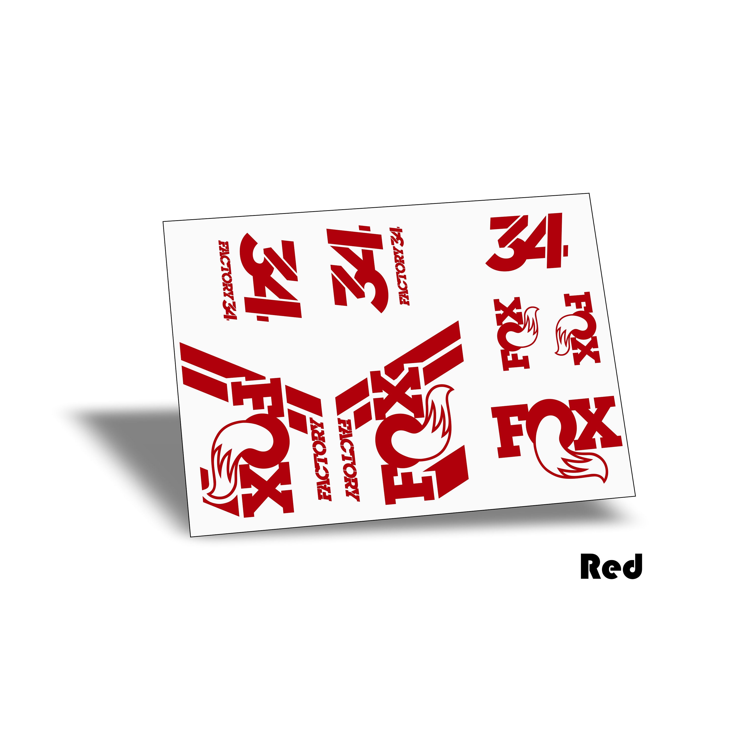 Fox 34 2018 Factory Decals Stikers | Etsy