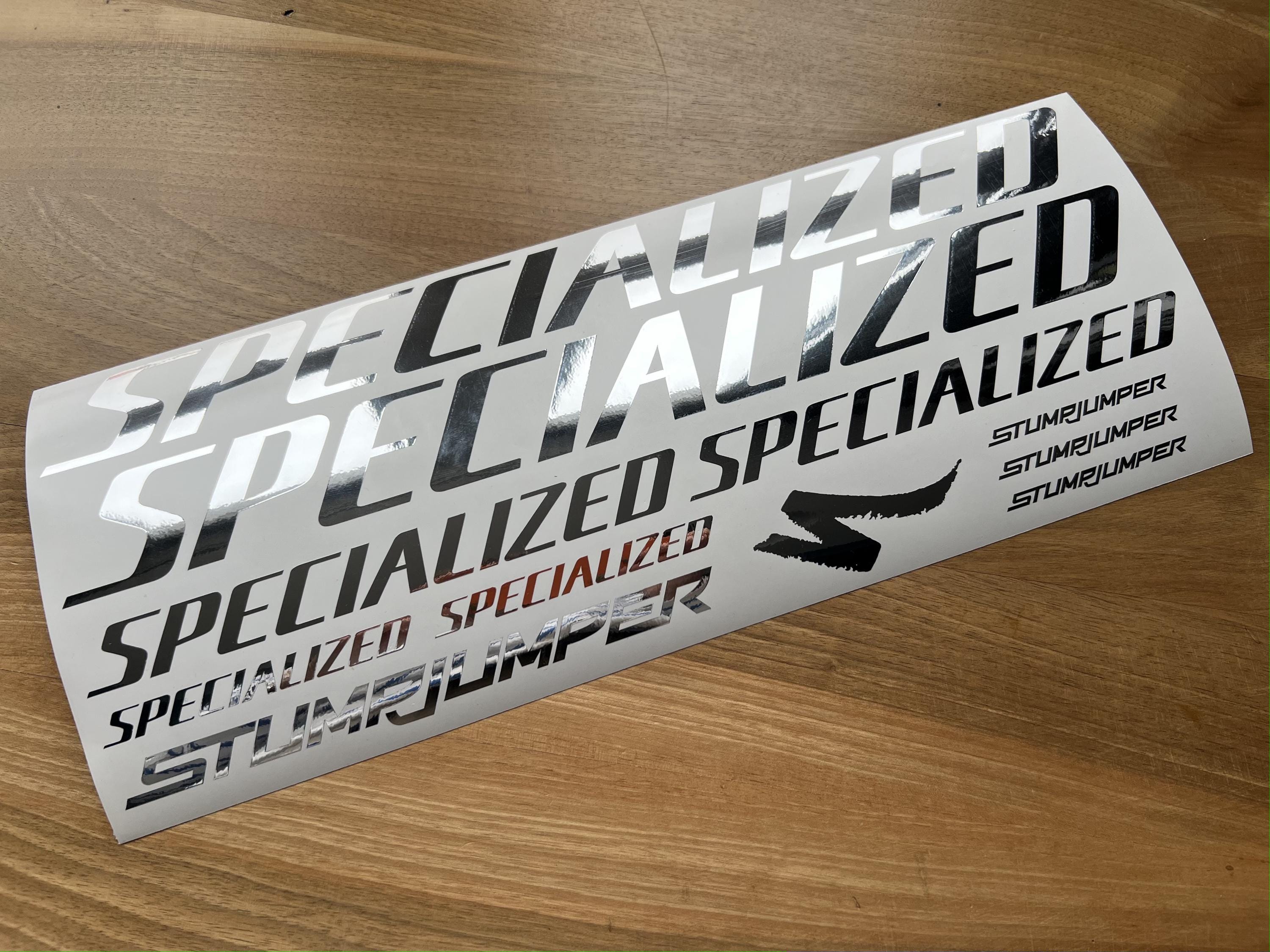 Custom Stumpjumper Specialized Decals Stikers. Check the Size in the ...
