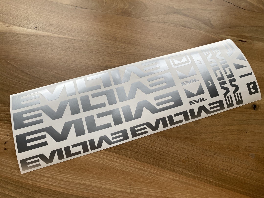 EVIL Decals, EVIL Stikers - Etsy