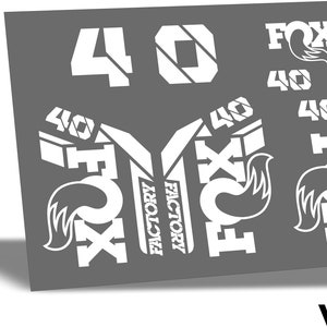 Fox 40 Factory 2021 Decals Stikers - Etsy