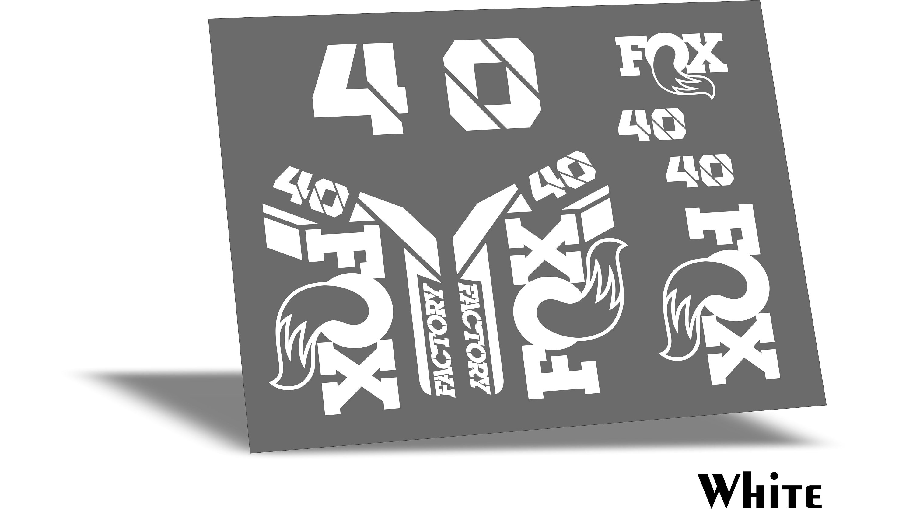 Fox 40 Factory 2021 Decals Stikers - Etsy