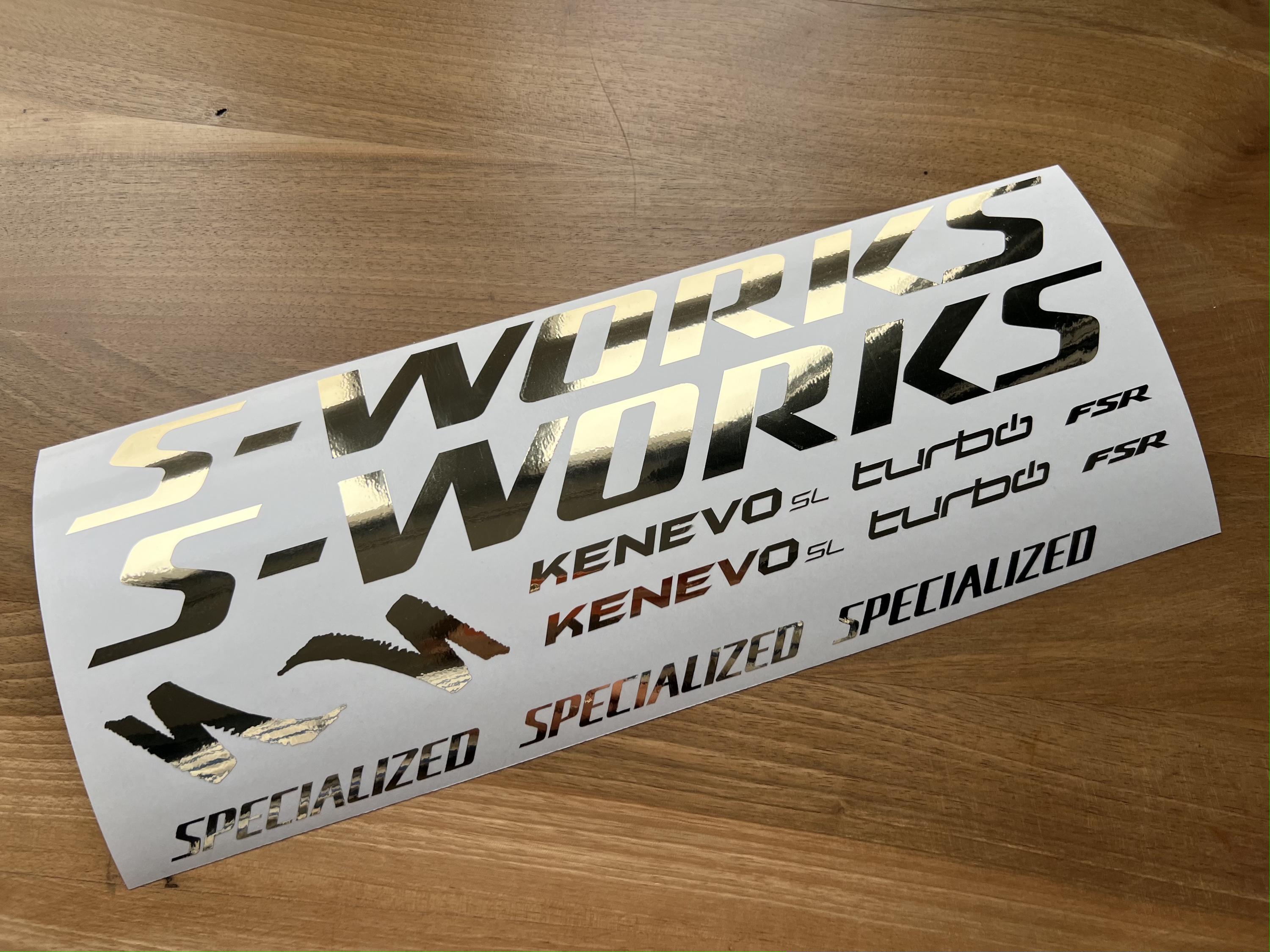 Custom Kenevosl Turbo S-work Decals Stikers. Check the Size in the ...