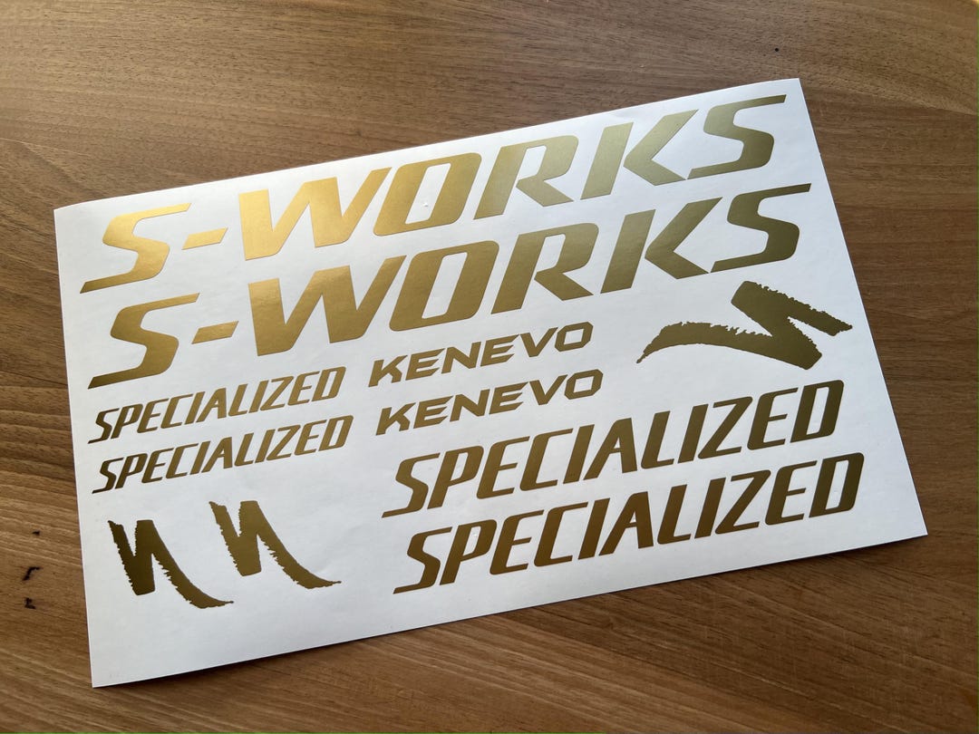 Custom Kenevo S-works Decals Stikers. Check the Size in the Description ...