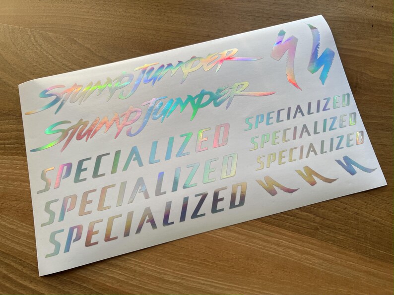 Custom Specialized Stumpjumper Retro 90s Decals Stikers. Check the Size ...