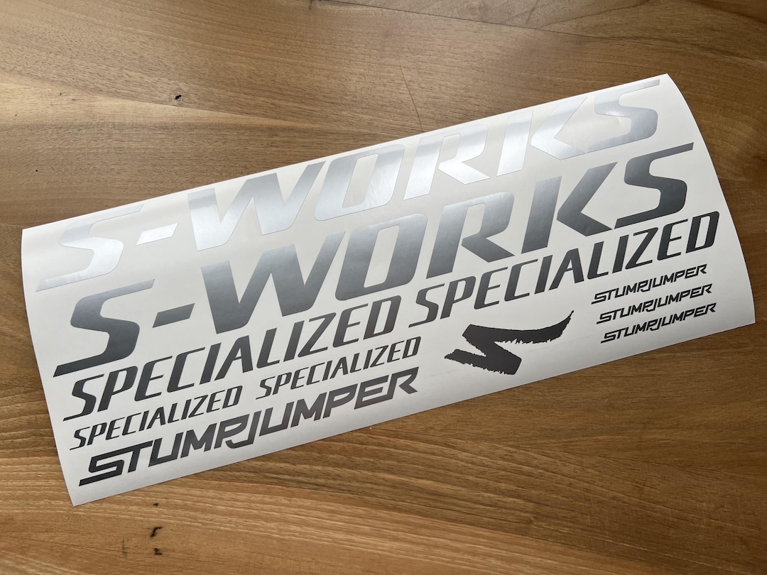 Custom Stumpjumper S-works Decals Stikers. Check the Size in the ...