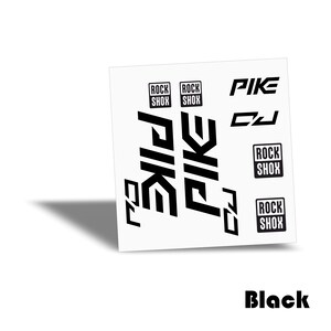 Rock Shox PIKE DJ Decals Stikers - Etsy