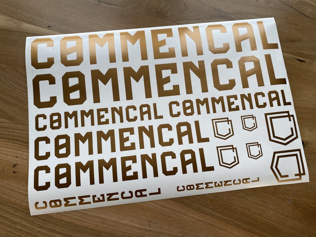 Commencal Decals, Commencal Stikers - Etsy