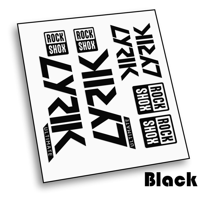 Rock Shox Lyrik 2020 Decals Stikers - Etsy Canada