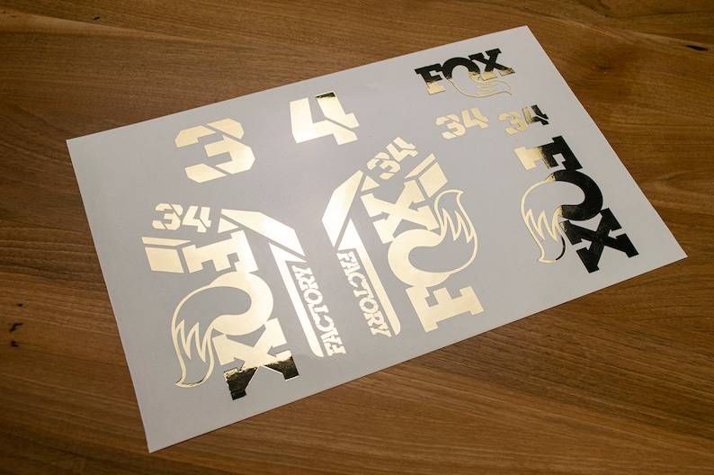 Fox 34 Factory 2021 Decals Stikers - Etsy