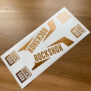 ROCKSHOX 2016 Decals Stikers - Etsy