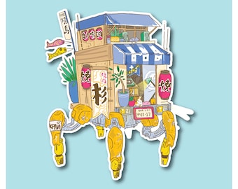 Mecha Stickers - Etsy