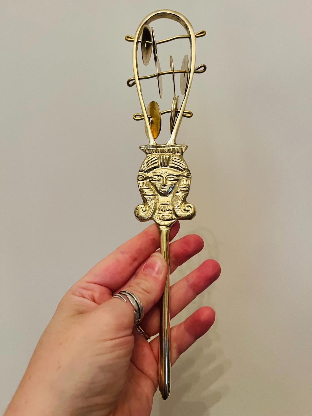 Hathor Sistrum *rattle/ Egypt/ Goddess/ Ancient/ Magic/ Meditation ...