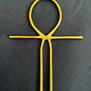 Atlantean Ankh Cross *egyptian/ Goddess/ God/ Brass/ Copper/ Healing ...