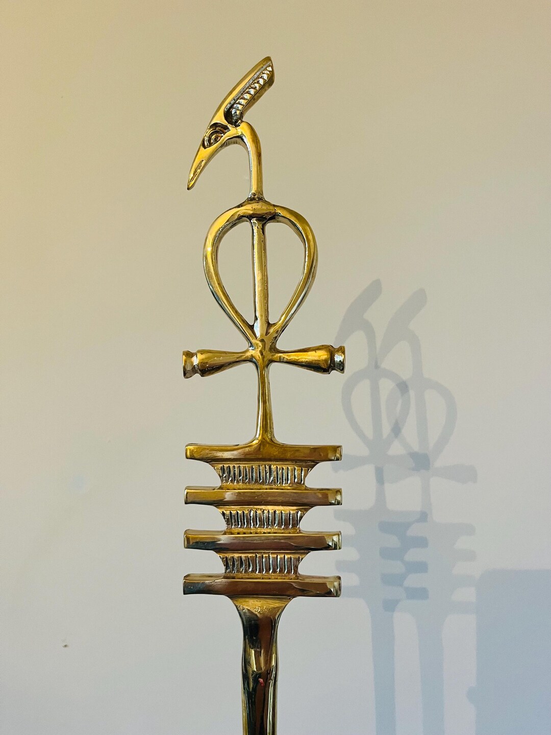 Wass Scepter of the God Ptah *ankh/ Egyptian/ God/ Goddess/ Djed/ Magic ...