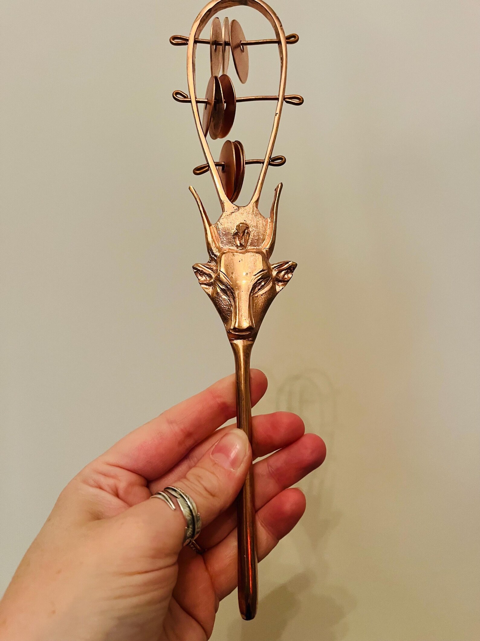 Hathor Sistrum *rattle/ Egypt/ Goddess/ Ancient/ Magic/ Meditation ...