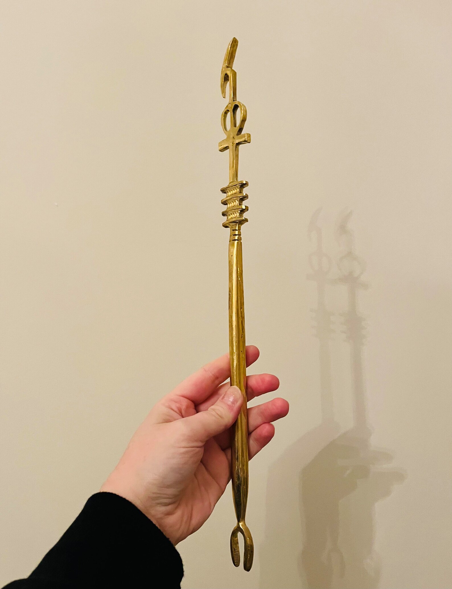 Wass Scepter of the God Ptah *ankh/ Egyptian/ God/ Goddess/ Djed/ Magic ...