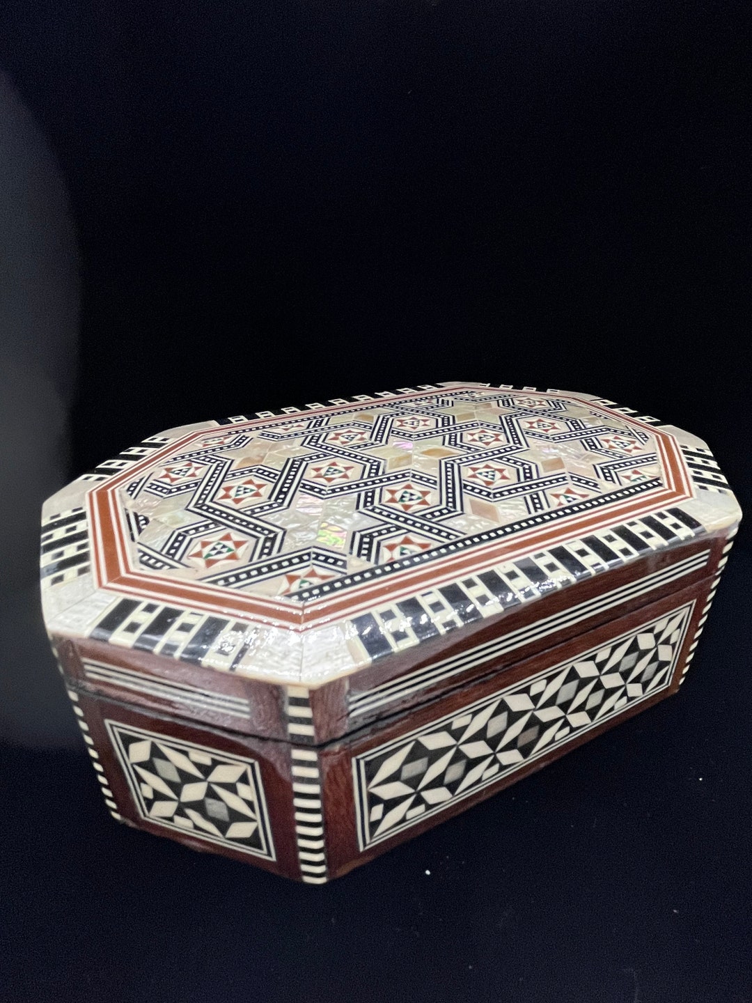 Handmade Pearl Inlay Box - Etsy