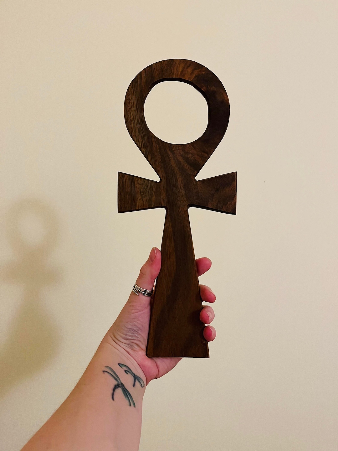 Wooden Ankh made in Egypt/ Key of Life/ Rebirth/ Alter/ God/ Goddess ...