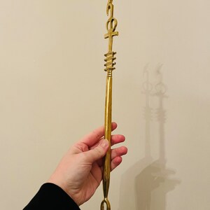 Wass Scepter of the God Ptah *ankh/ Egyptian/ God/ Goddess/ Djed/ Magic ...