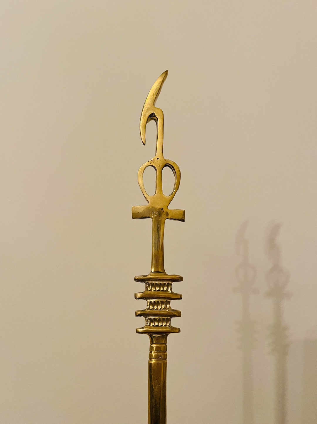 Wass Scepter of the God Ptah *ankh/ Egyptian/ God/ Goddess/ Djed/ Magic ...