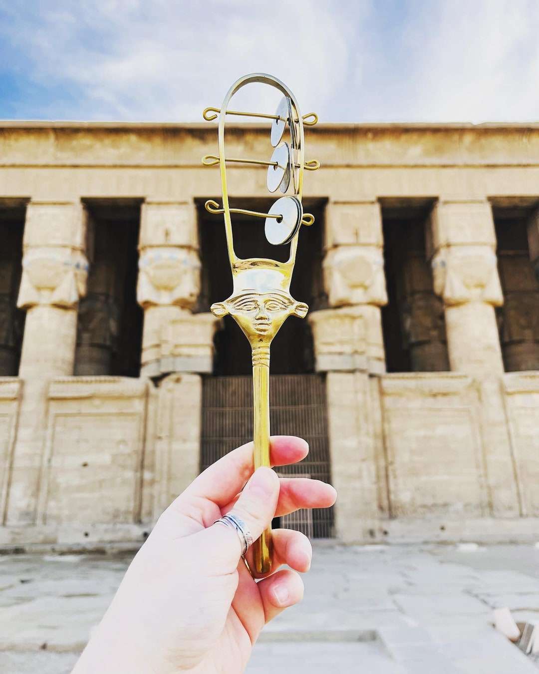 Hathor Sistrum *rattle/ Egypt/ Goddess/ Ancient/ Magic/ Meditation ...