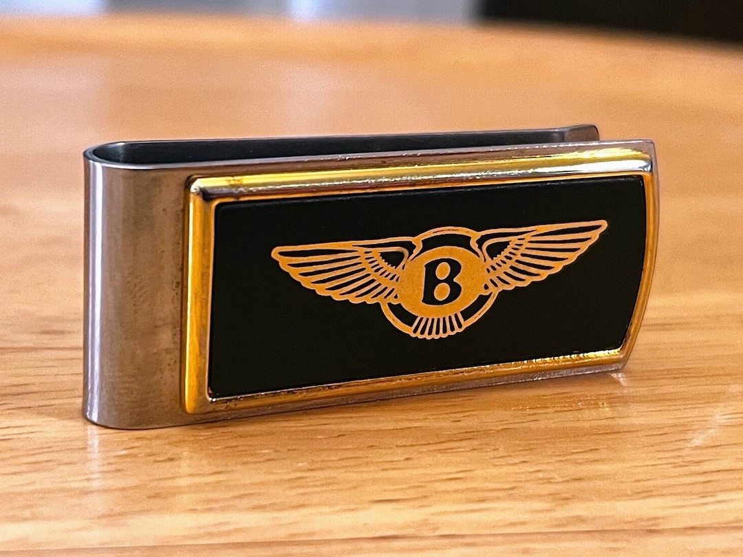 Vintage Original Metal Bentley Motors Gold Money & Card Clip - Etsy