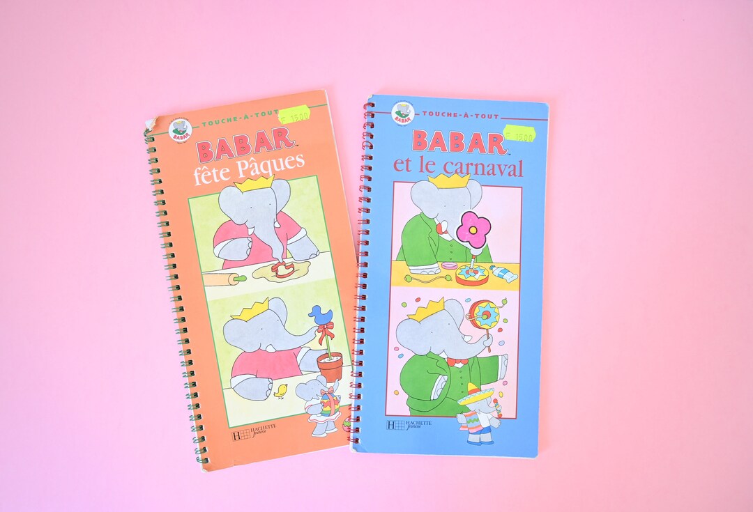 Set of Two Babar Soft Books jack of All Trades - Etsy