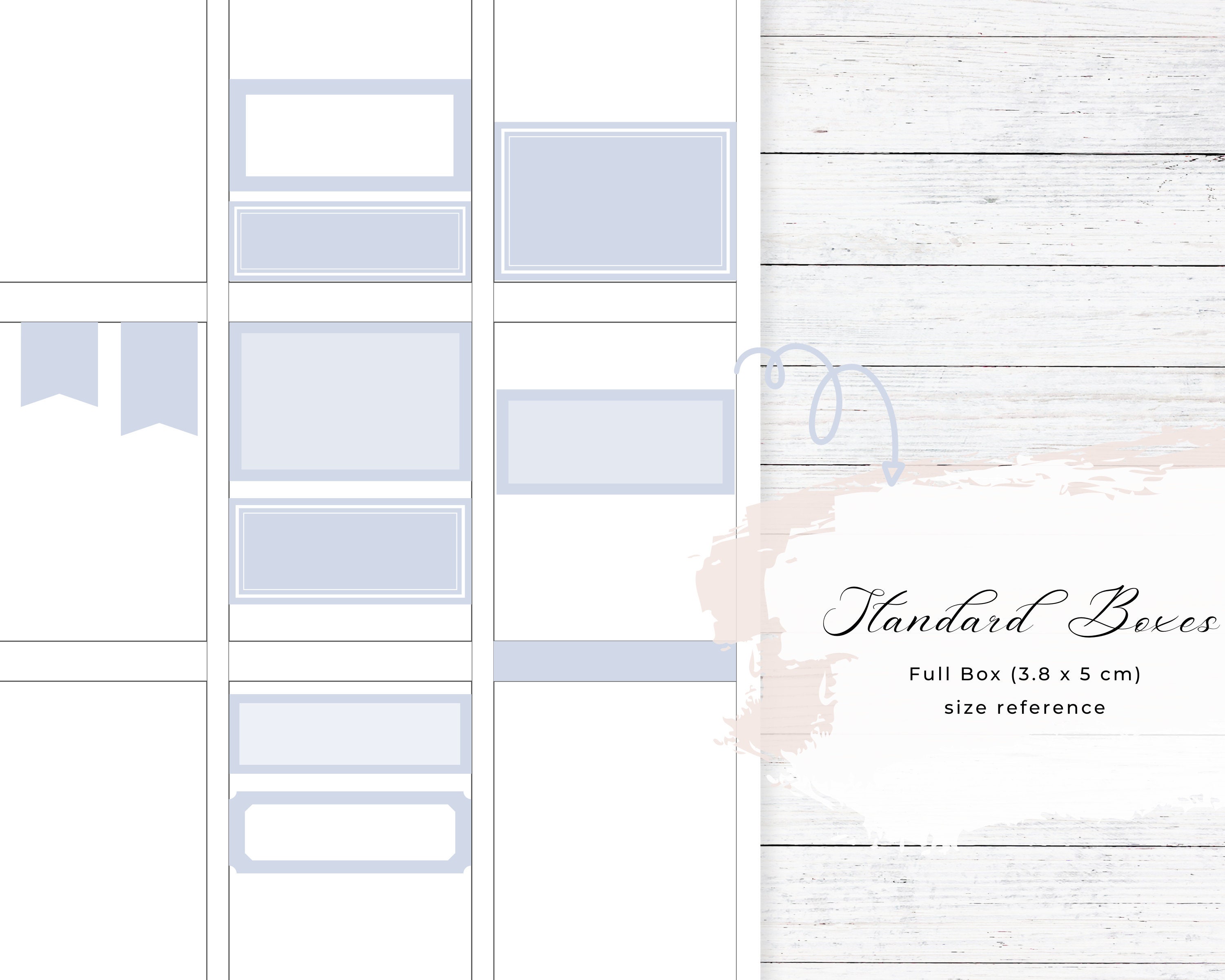 Essential Printable Stickers for Decorative and Functional Planning ...